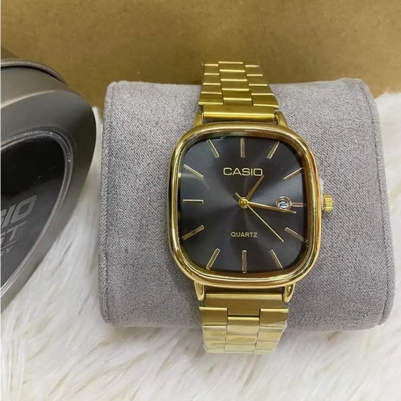 Nuevo Clásico A138 Tono Negro Resistente Al Agua Inoxidable | Reloj A ...