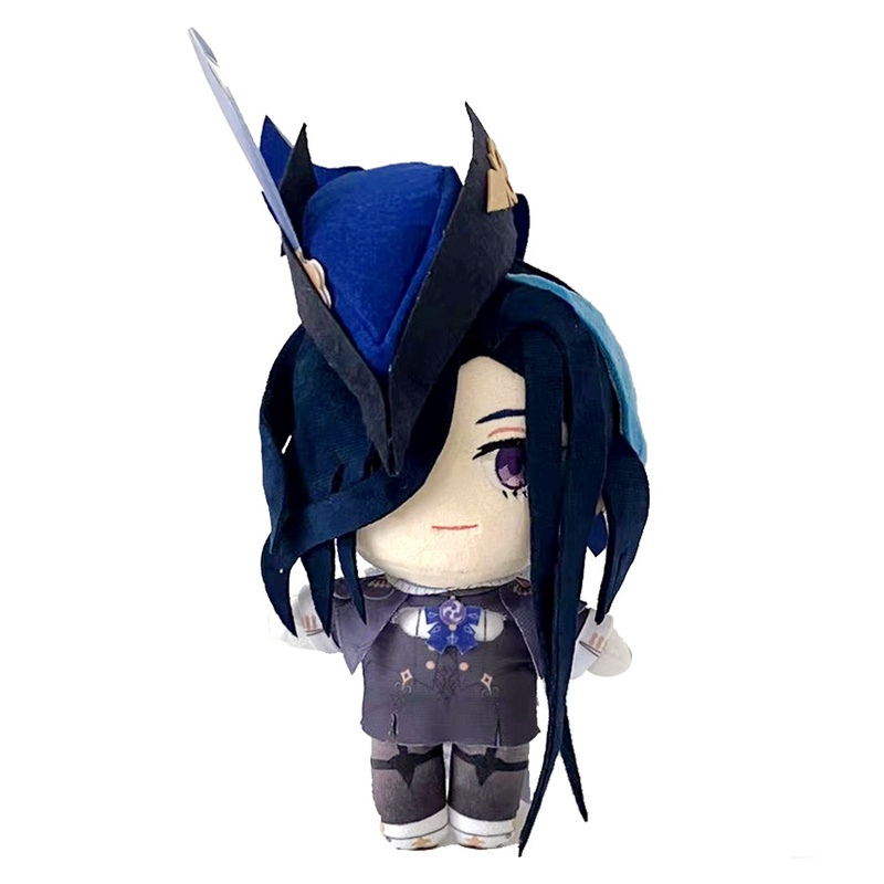 20cm Genshin impacto muñeca de peluche Lyney Noelle Kazuha ámbar xiao ...
