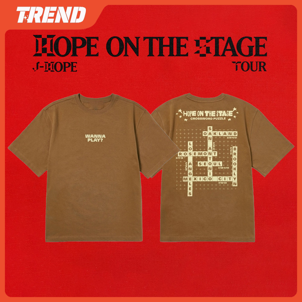 KPOP BANGTAN J-HOPE Tour'on THE STAGE Camiseta De Algodón Merch Plus Size Vintage Hombres Y ...