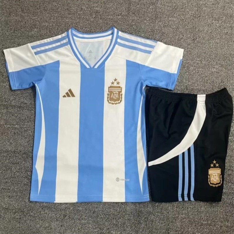 MESSI Fútbol Ropa Deportiva Para Niños 2024-2025 Argentina Inicio ...