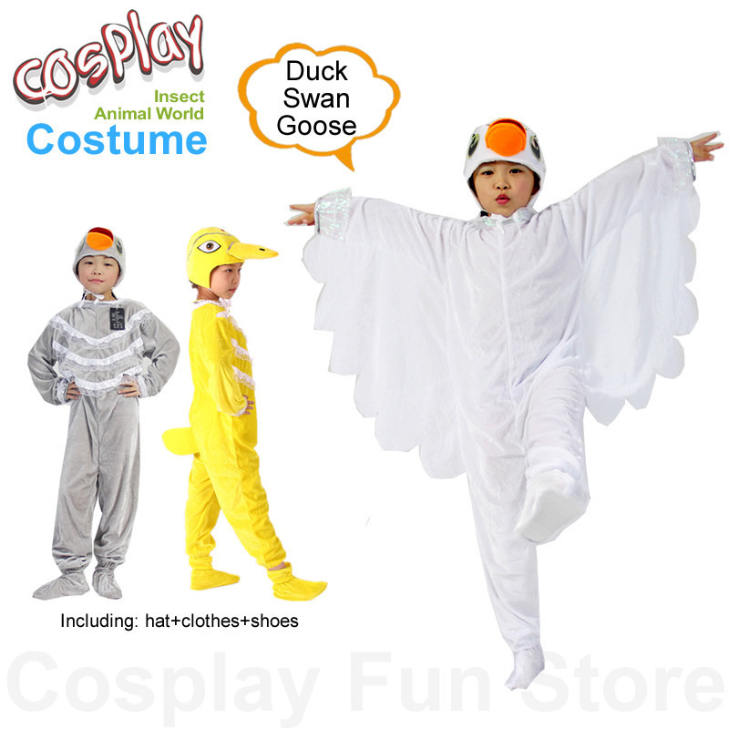 Niños Cosplay pato trajes Drama rendimiento ropa dibujos animados ...