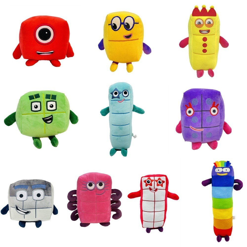 Numberblocks Bloques De Construcción Digital Muñeca De Peluche Niños ...