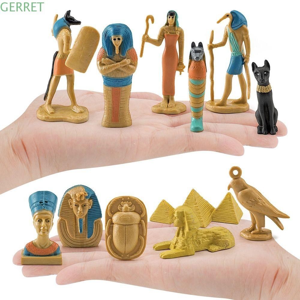 GERRET Simulación De Pirámide Muñeca De Acción Decoración Del Hogar ...