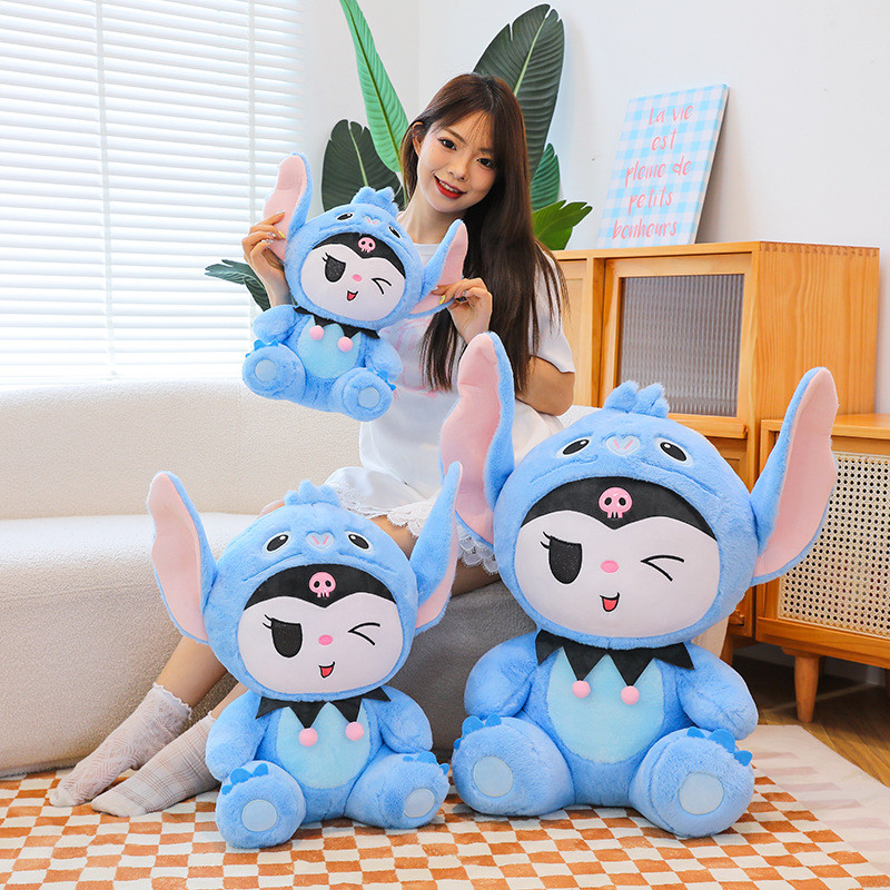 Transformado En Stitch Kuromi Peluche Muñeca Lindo Ragdoll Cumpleaños ...