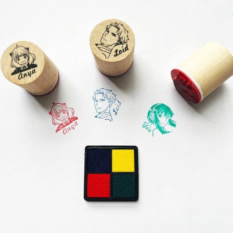 SPYxFAMILY Loid Forger Anya Yor Stamps DIY Scrapbook Niños Sellos De ...