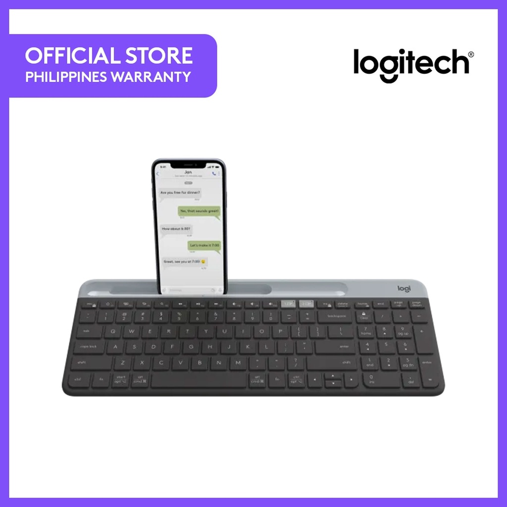 Logitech K580 Slim Multi Device , Batería De 24 Meses , Receptor USB De 2,4 GHz , Teclado ...