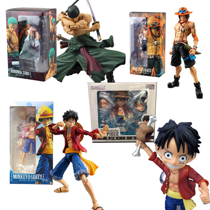 S.H . Figuart One Piece Luffy SHF Zoro Portgas D Ace Palillos ...
