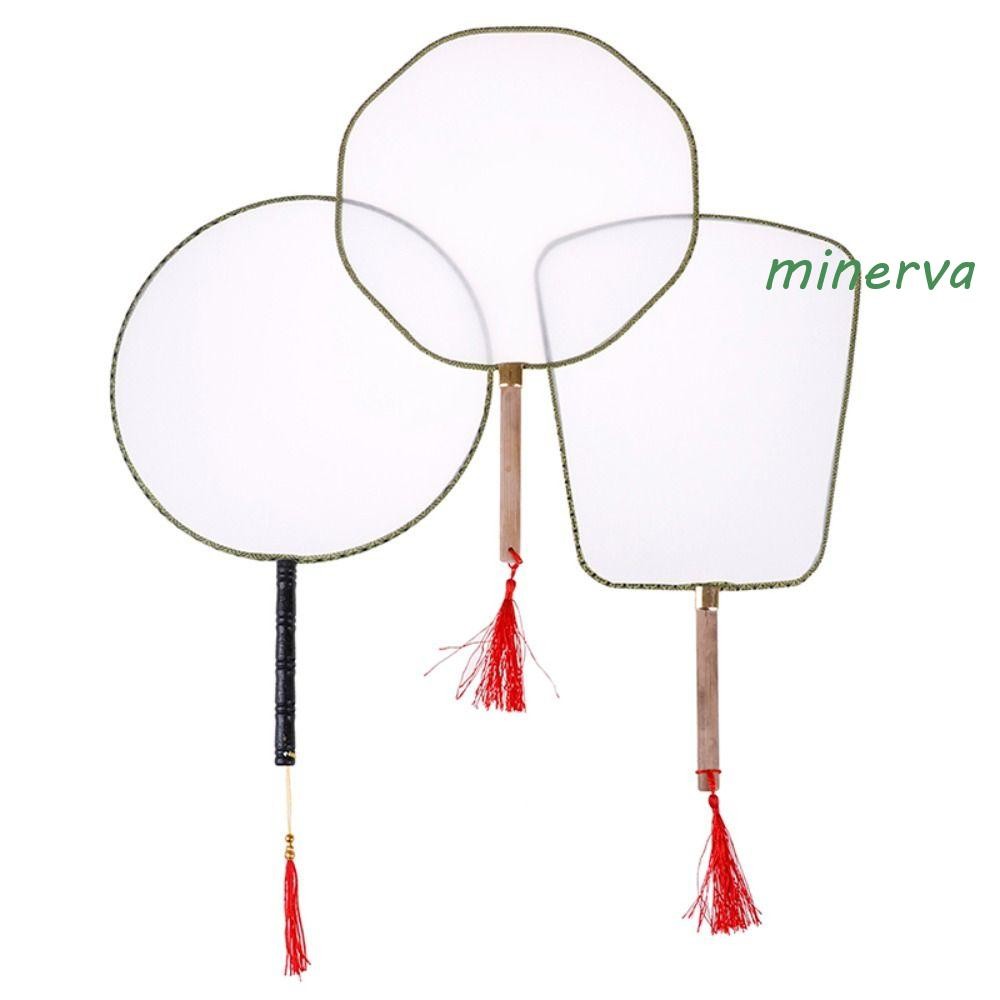 MINERVA DIY Abanico En Blanco Abanicos Decorativos Estilo Chino De ...