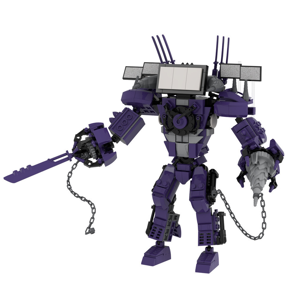 Compatible Con Lego Skibidi Inodoro Bloques De Construcción Titan ...