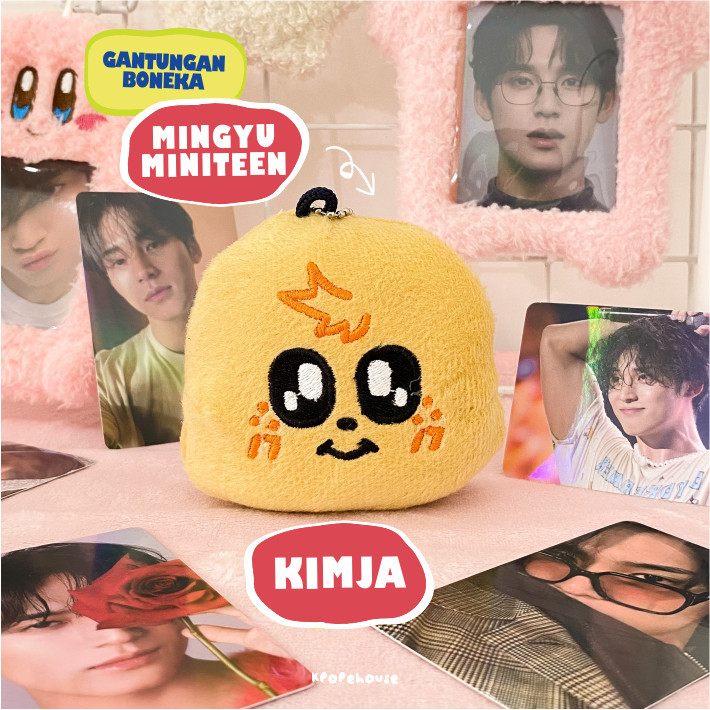 GANTUNGAN MINITEEN SEVENTEEN MINGYU KIMJA Muñeca Llavero | KPOP KPOPERS ...