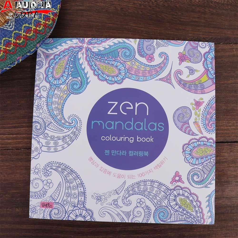 AUDRA Datura Libro Para Colorear , Zen Mandalas Patrón De Descompresión ...