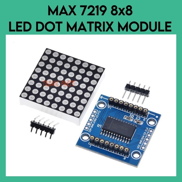 Max7219 Matriz De Puntos LED 8x8 Módulo De Visualización MAX 7219 8x8 ... Max7219 Matriz De Puntos LED 8x8 Módulo De Visualización MAX 7219 8x8 ...