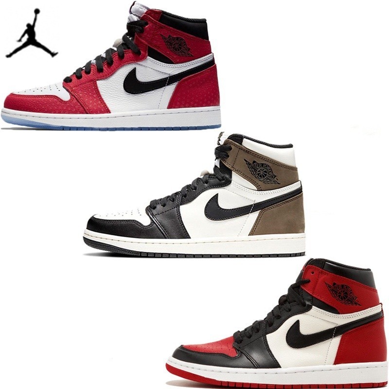 2023 TOP Air Jordan 1 Negro Moca AJ1 Spiderman dish-ldon-sip a-can-do ...