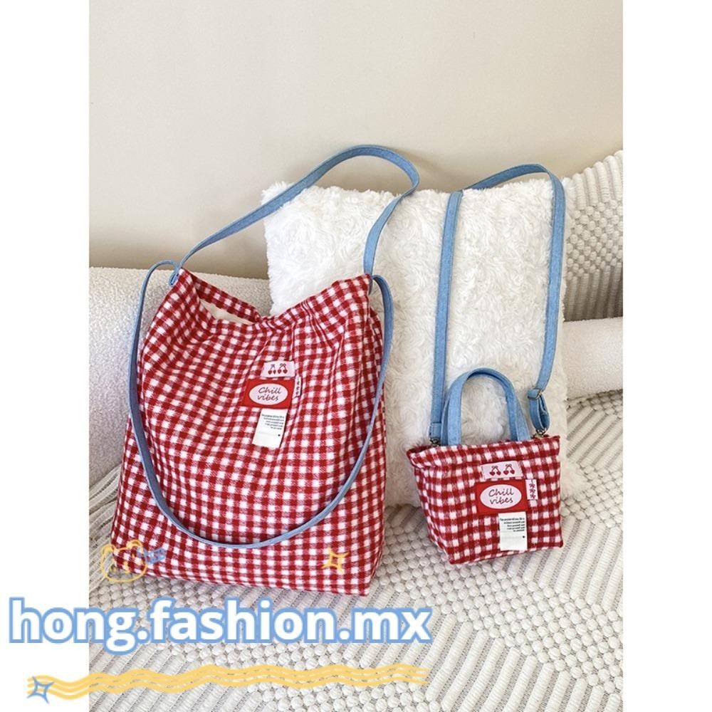 HONG Crossbody Bolsa , De La Axila Roja A Cuadros Compras Diaria De ...