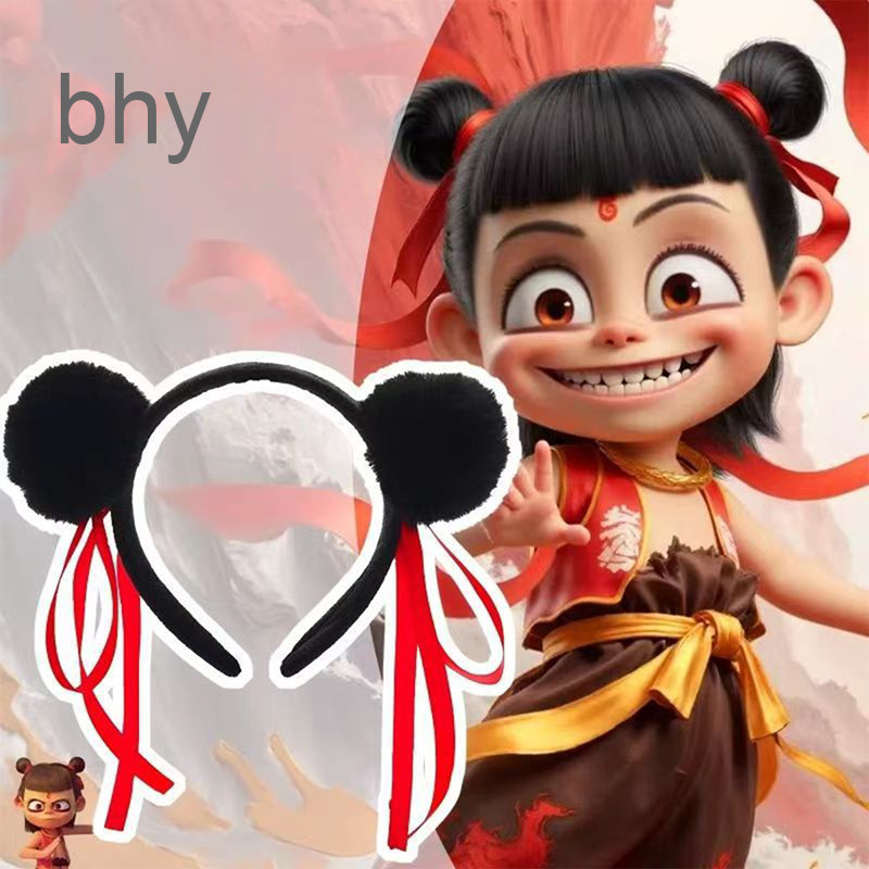 bhy Nezha Magic La Misma Cinta De Pelo De Dibujos Animados Bola Los ...