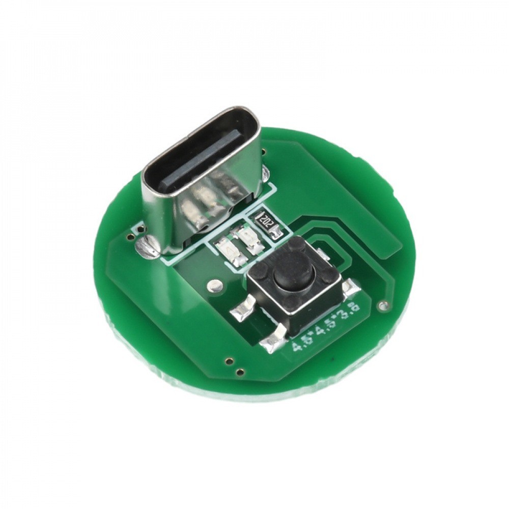 Tarjeta De Conductor De Linterna De 3-4,2v Diy Placa De Circuito Engranajes 5W-10W Puerto De ...