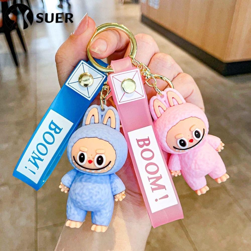 SUEN Labubu , Accesorios Llavero De Anime , Conejo De Muñeca Linda Para ...