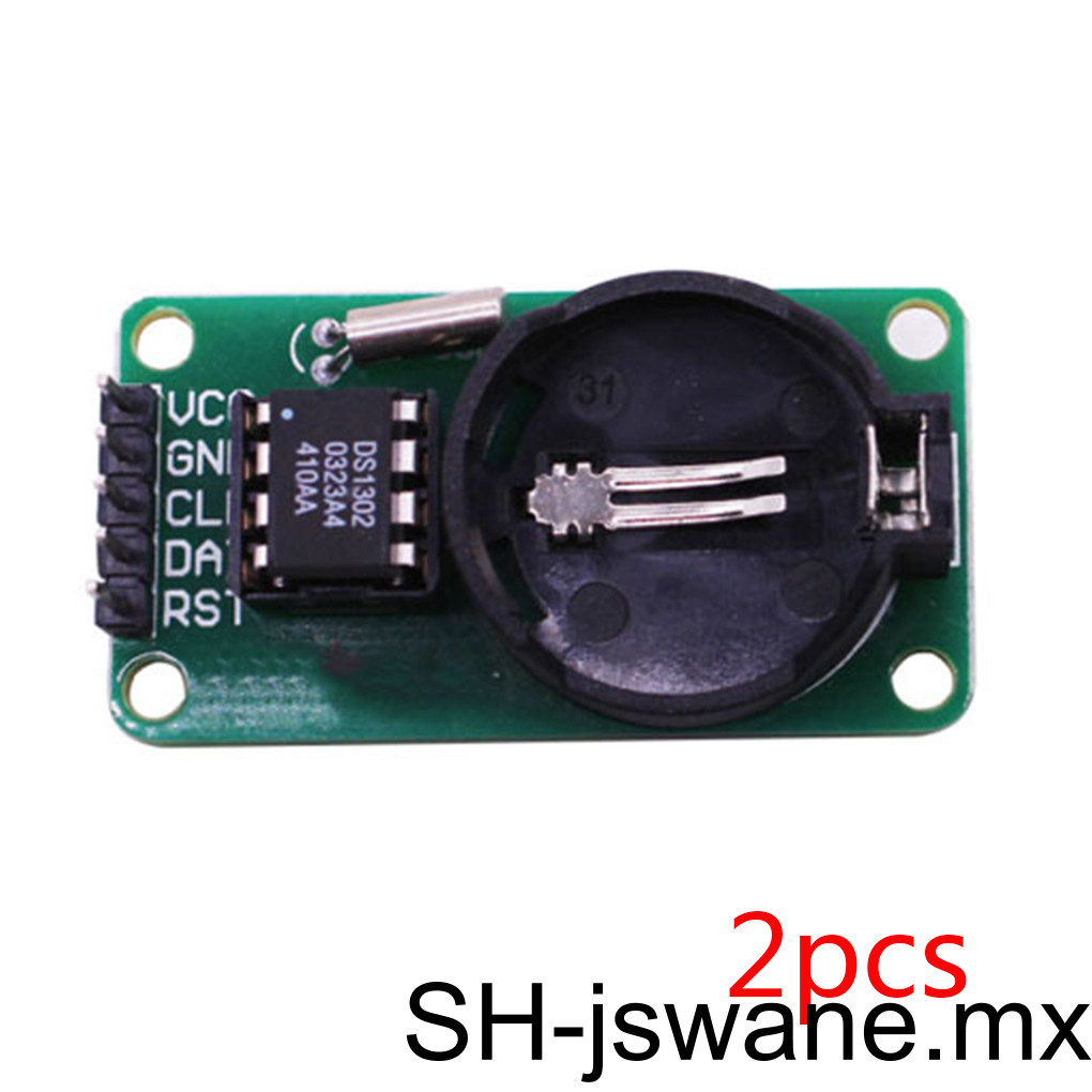 2Pcs/set Alta Precisión RTC DS1302 Módulo De Memoria Reloj Temporizador ...