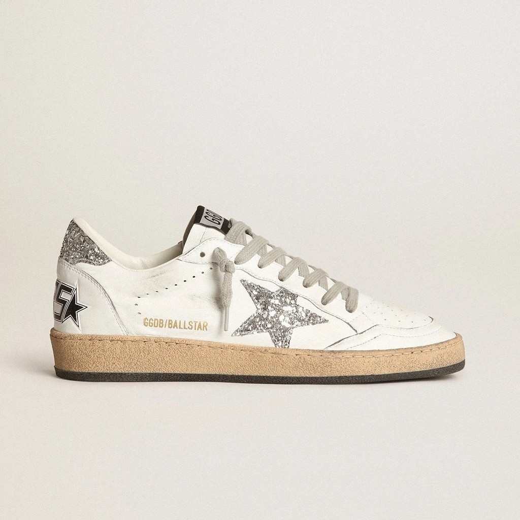 Golden Goose/GGDB Ball Star en nappa con estrella blanca y pestaña de ...