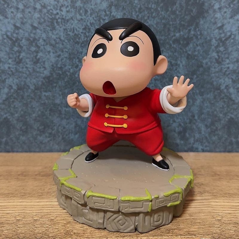 Estilo Chino Kung Fu Shin-Chan Figura Nohara Shinnosuke Bruce Lee Kung ...