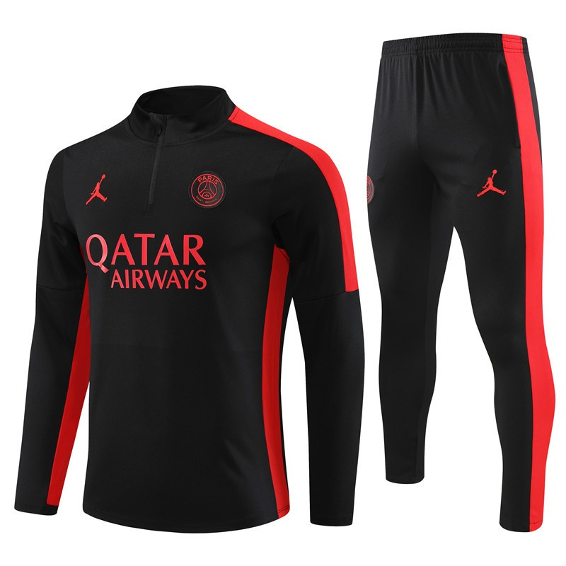 PSG Nuevo Traje de Entrenamiento Negro para Hombres 23-24 Paris Saint ...