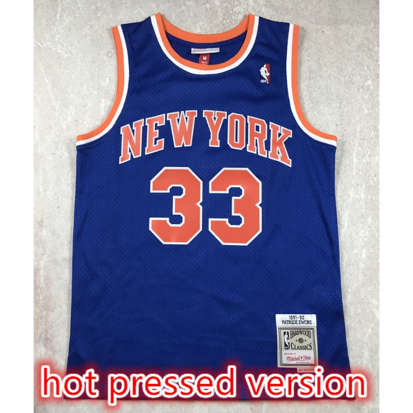 Camiseta De La NBA Versión Prensada Caliente New York Knicks # 33 ...