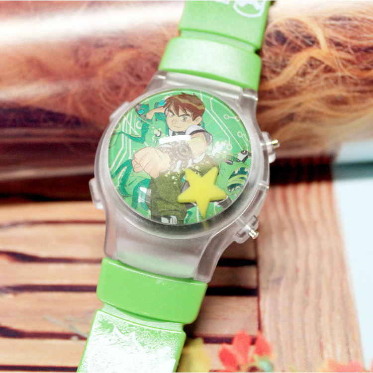 Ben 10 Reloj Para Niños Luz Led De Dibujos Animados Ben10 Omnitrix Con ...