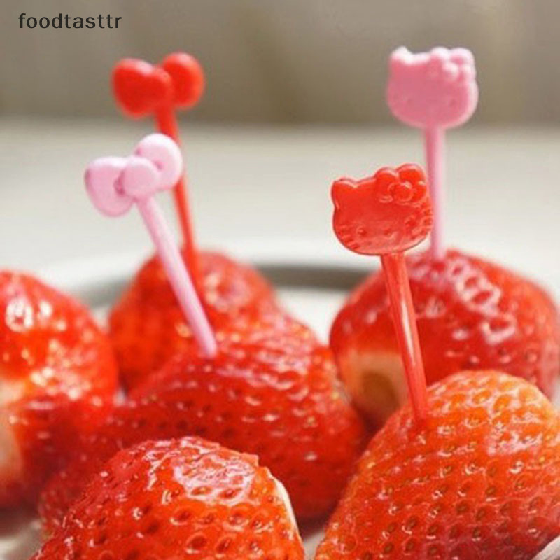 foodtasttr 8Pcs Hello Kitty Hogar Mini Tenedores De Fruta De Dibujos ...