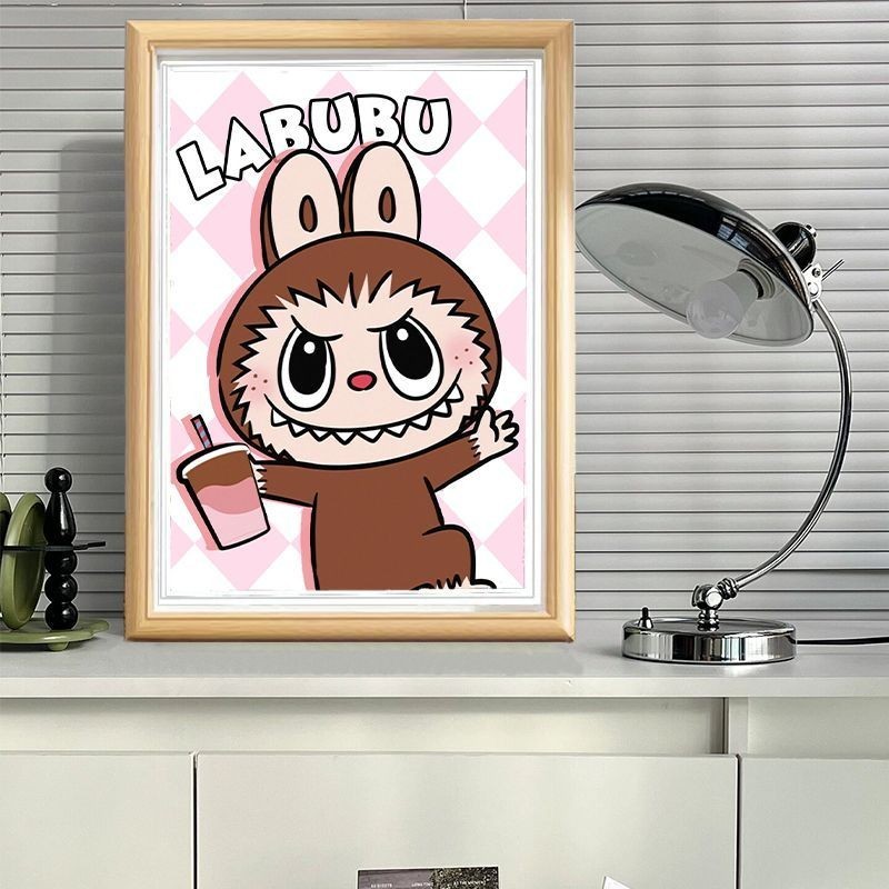 Labubu Pintura Novio Regalo Para Novia Popmart Pared Periférica ...