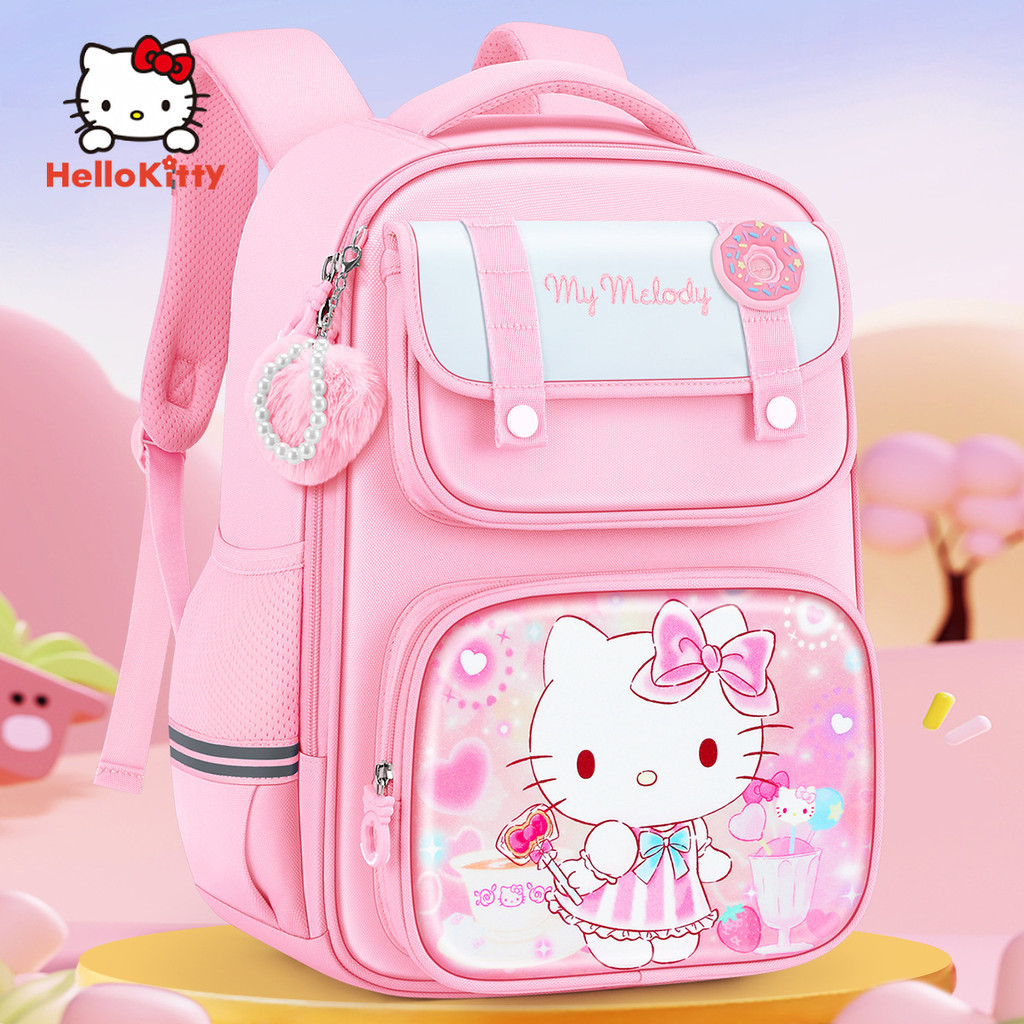 Hello Kitty Mochila Escolar Femenina Estudiantes De Primaria Niñas 1-4 ...