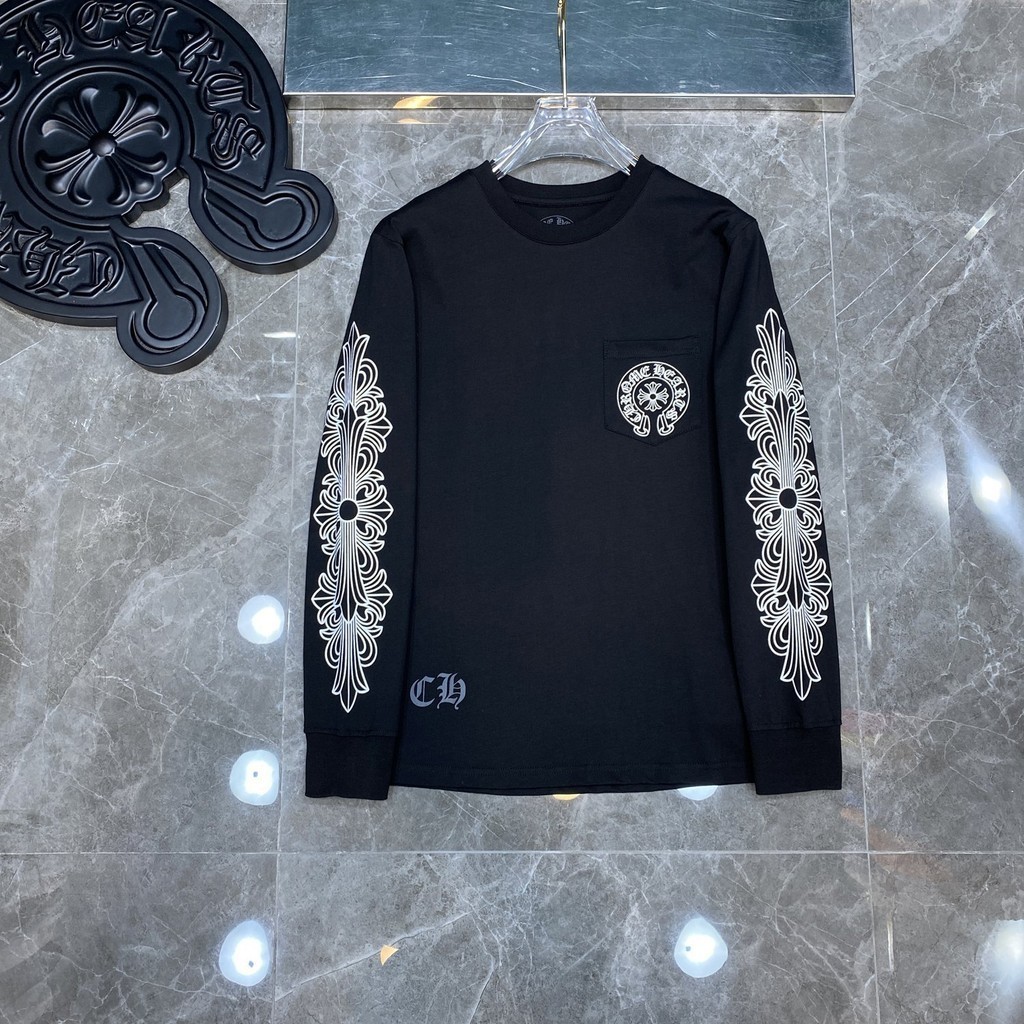Chrome Hearts2024 nueva camiseta de manga larga | Shopee México