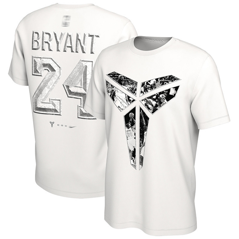 Los Angeles Lakers Kobe Bryant Estatua Conmemorativa Blanca 24 Camiseta ... Los Angeles Lakers Kobe Bryant Estatua Conmemorativa Blanca 24 Camiseta ...
