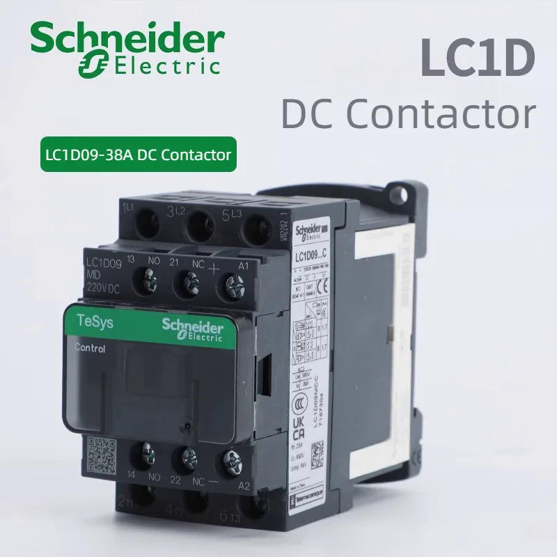 DC Schneider Electric LC1D09BDC Contactor De Cc BDC EDC FDC MDC LC1D12 LC1D18 LC1D25 LC1D32 ...