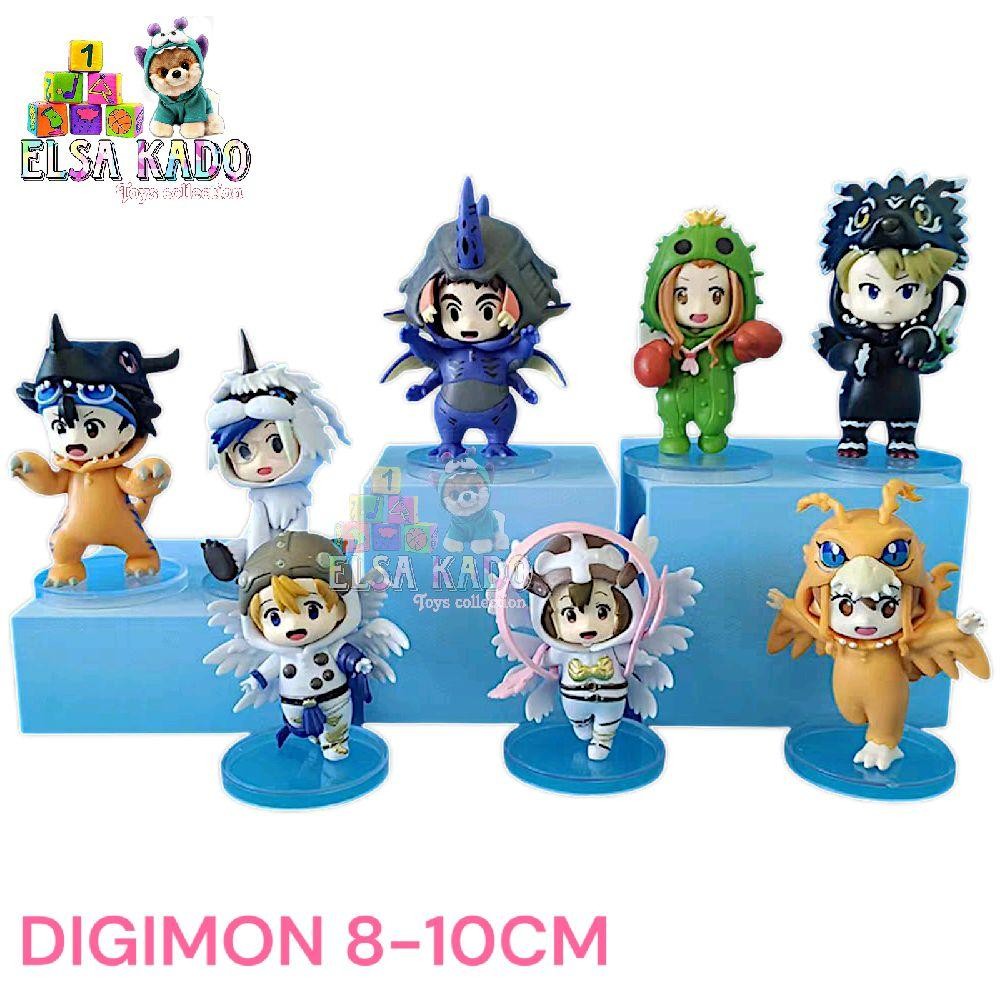 Digimon Chibi Figura De Acción 10cm Takeru Angem Personaje Cosplay ...