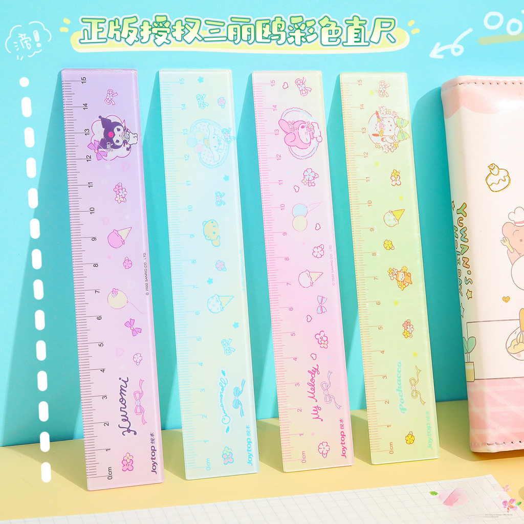 Yuemu Sanrio Regla Escala Dibujos Animados Kuromi Perro De Orejas ...