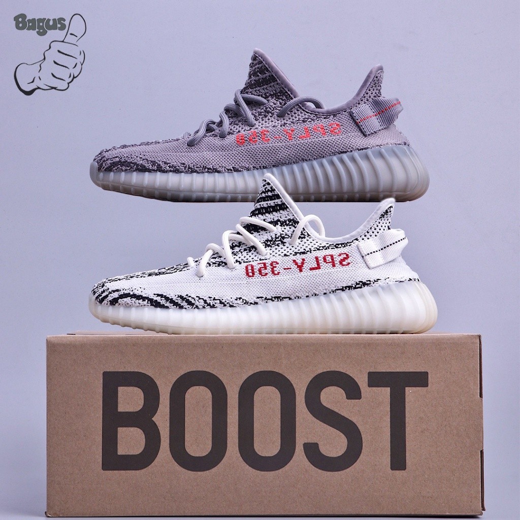 Alta calidad 1:1 versión premium YZY 350-2 b00st hombres mujeres zapatos zapatillas uk3.5-uk12.5 ...