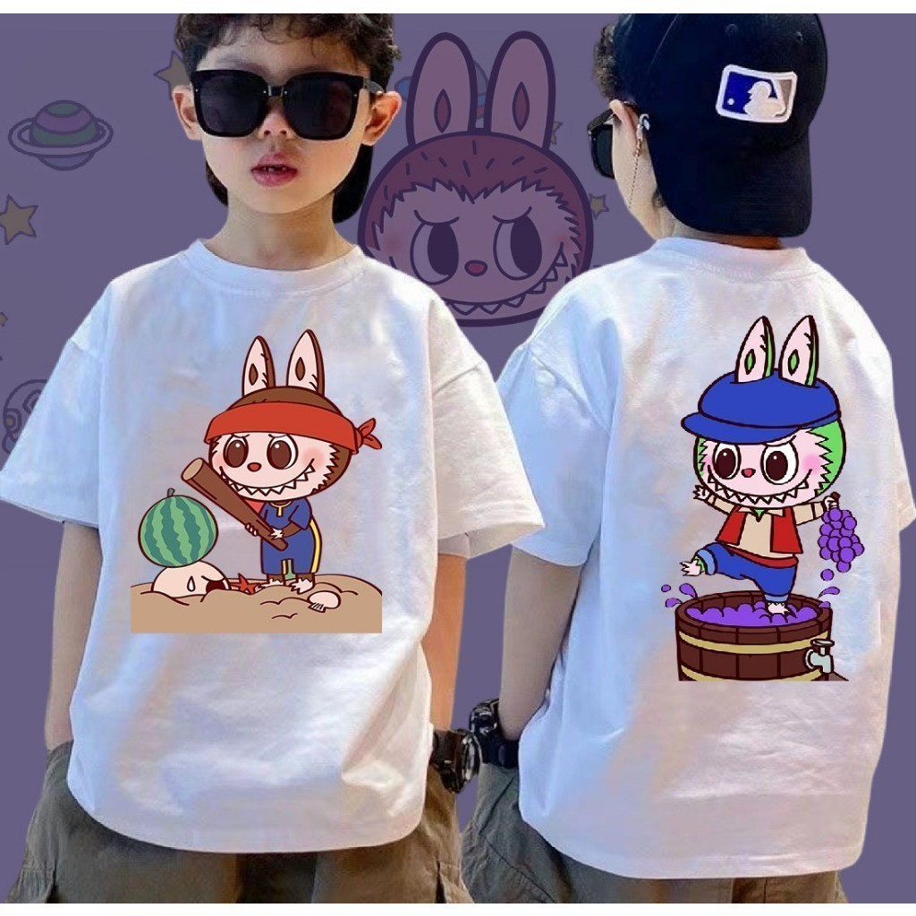 2024 Labubu Labu Boo Niños Camiseta De Gran Tamaño De La Moda Nuevo ...