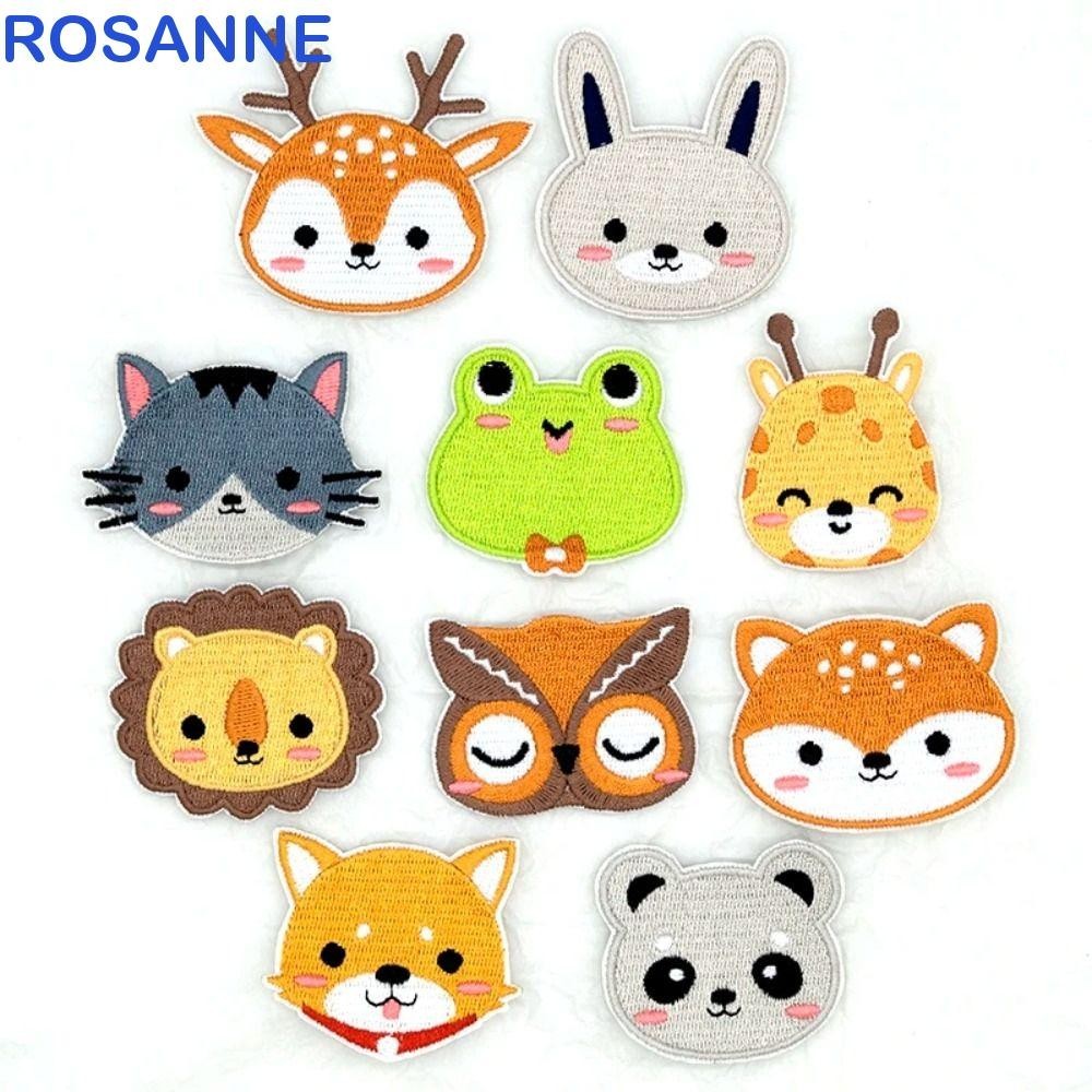 ROSANNE León De Dibujos Animados Bordado Parche , DIY Rana De Ropa , La ...