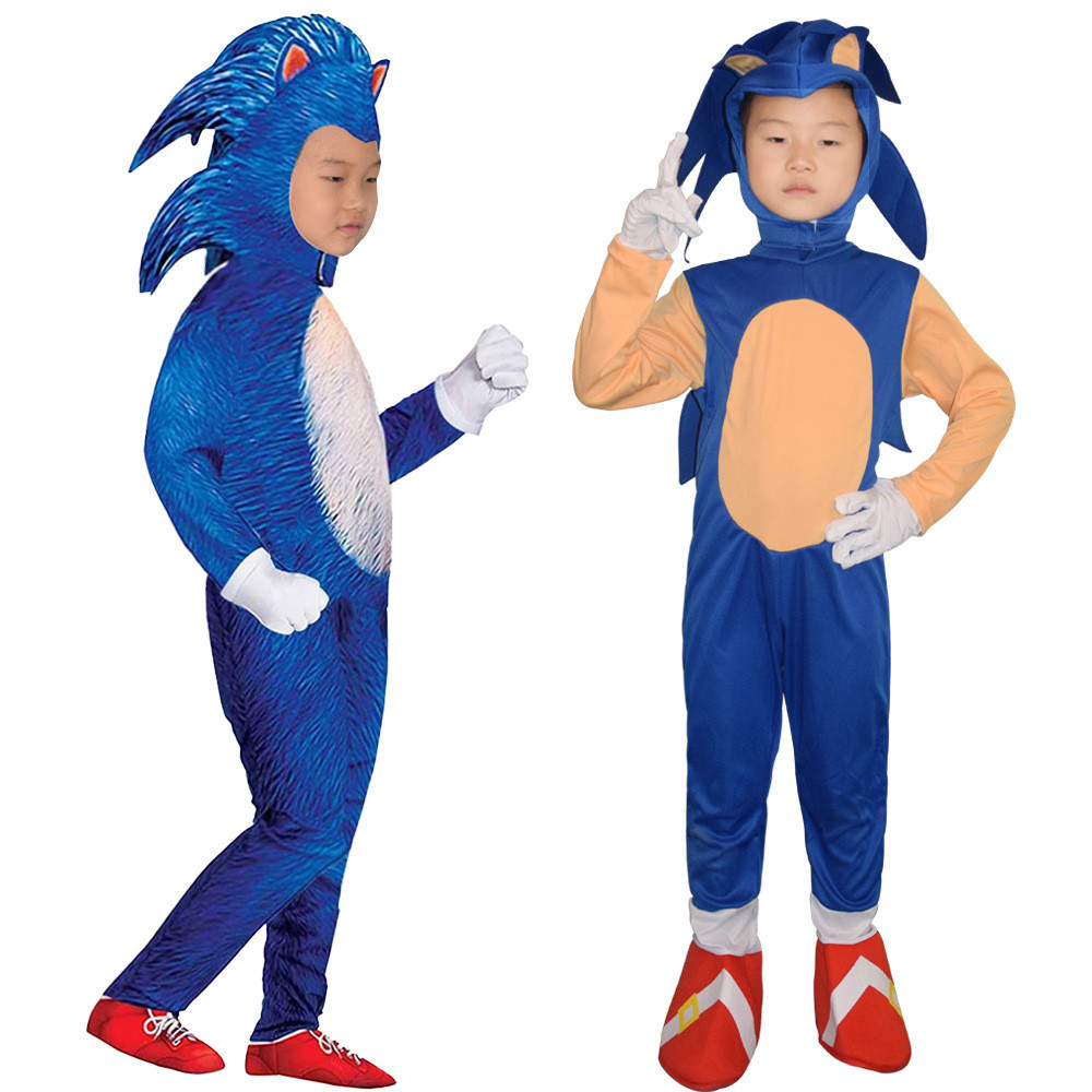 Halloween Sonic Niño Cosplay Disfraz Cos Sonic Supersonic Ratón Ropa ...