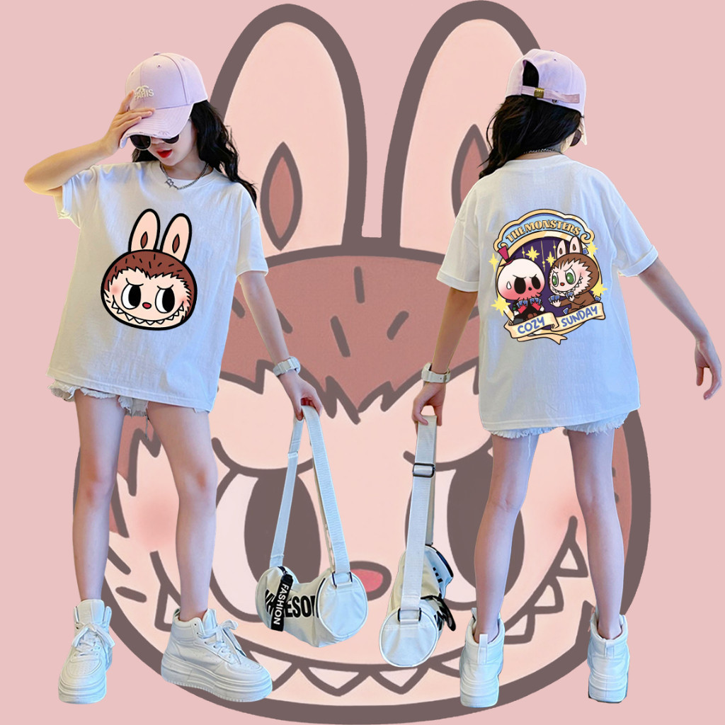 Labu Boo Labubu Camiseta Para Niños Con Lindo Diseño De Dibujos ...