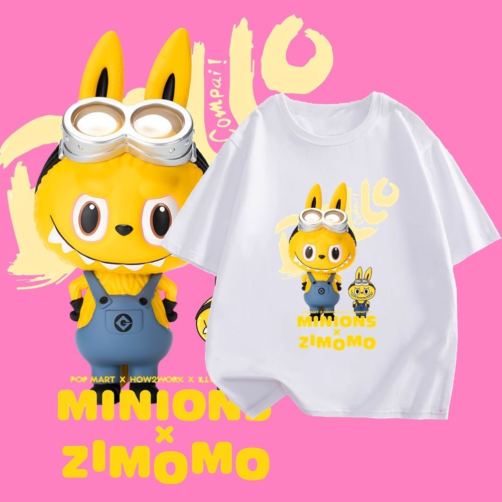 Camiseta Para Niños Labubu & Labu Boo 2024-Ropa Con Temática De Dibujos ...