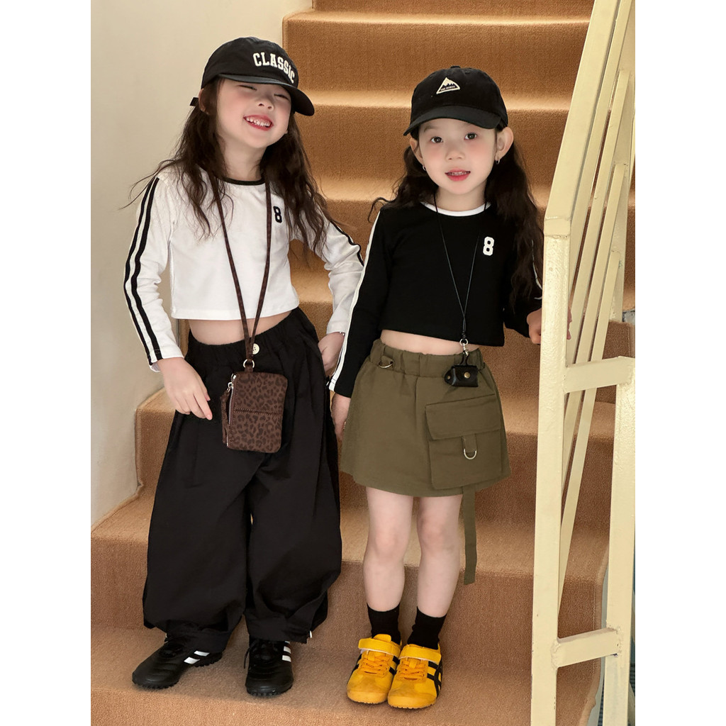 90-150cm 2025 Primavera Nueva Ropa De Los Niños , Las Niñas De La Cinta ...