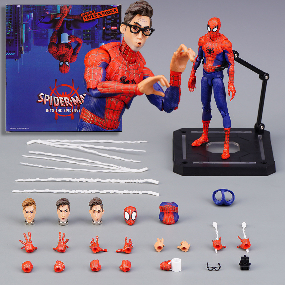 CT MAFEX # 092 SPIDER MAN MILES MORALES Figura De Acción SHF El ...