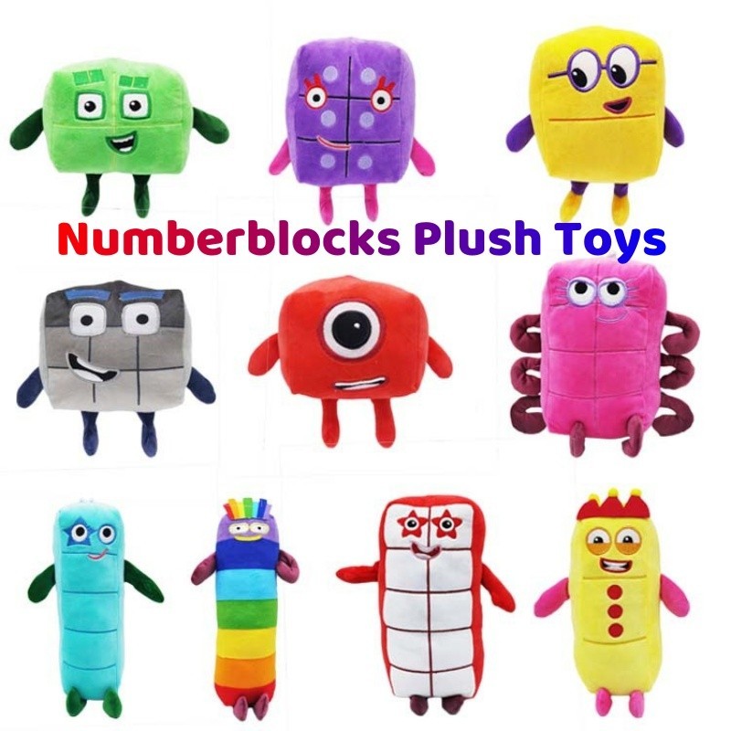 Numberblocks Juguetes De Peluche Figuras Educativas Para El Aprendizaje ...