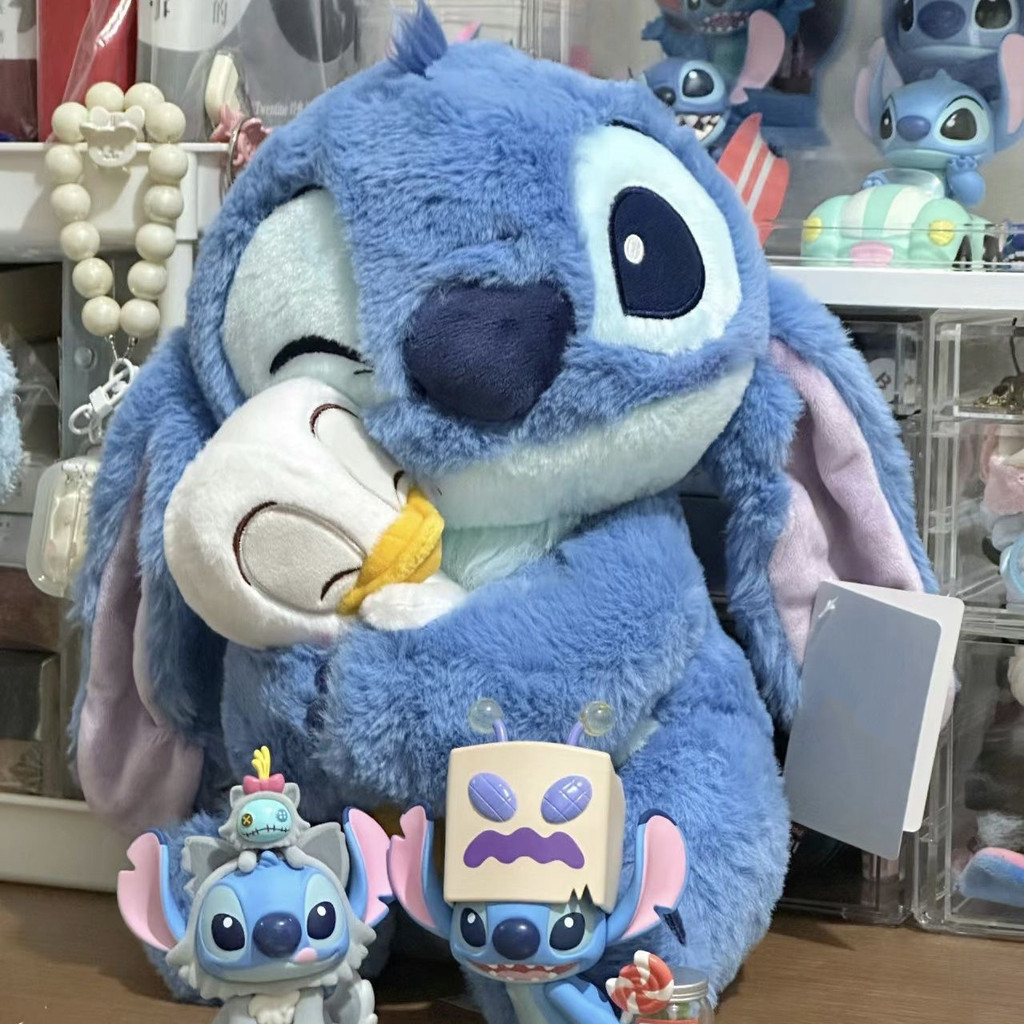 Lilo & Stitch Kawaii Peluche Con Pato Donald Muñeca De Dibujos Animados ...