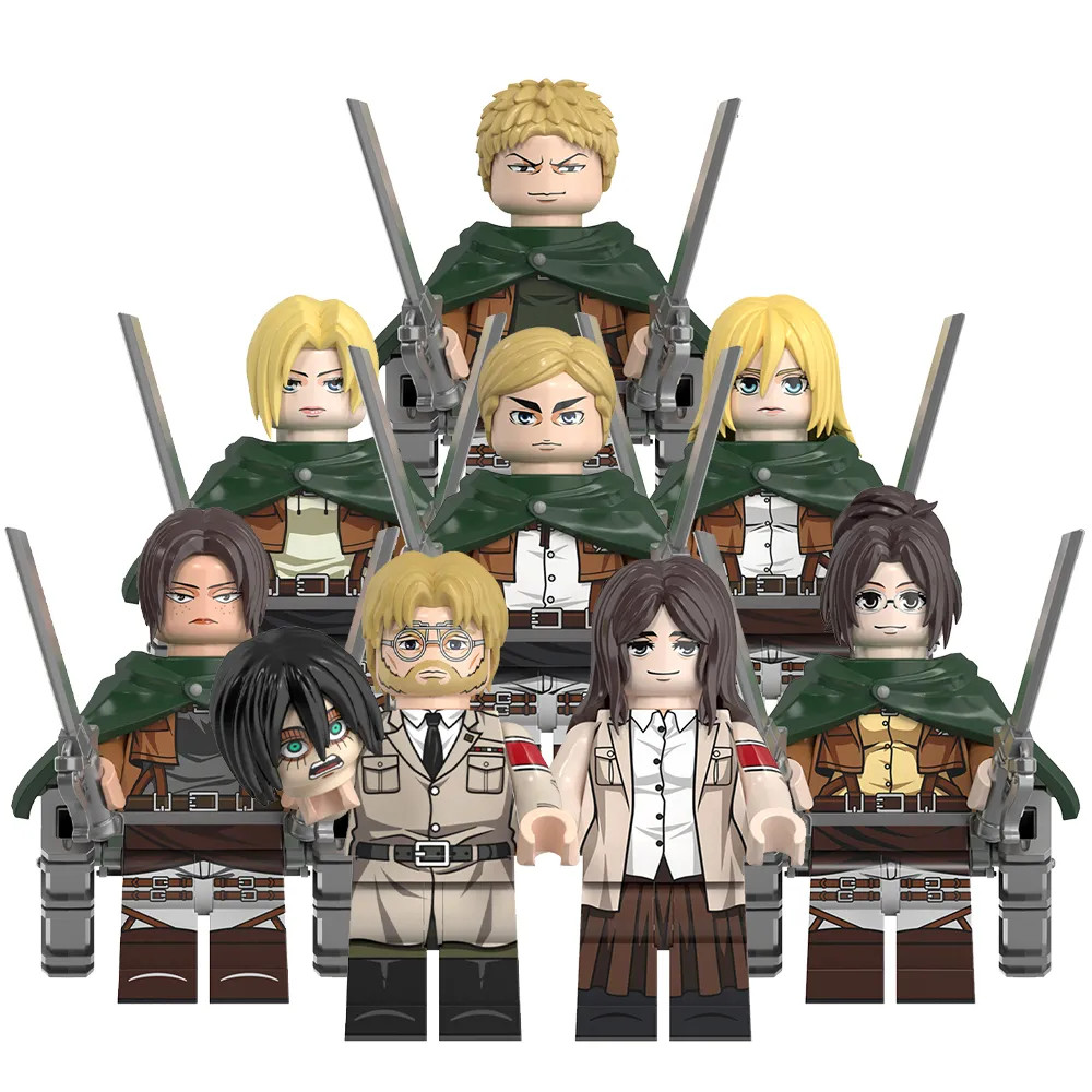 Attack On Titan Action Figures Zeke Jaeger Pieck Finger Ymir Juguetes ...