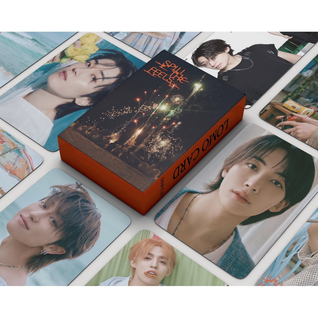 55pcs SEVENTEEN LOMO Cards 17 IS RIGHT HERE ABOUT TIME 11th MINI Album ...