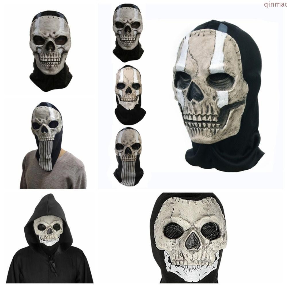 QINMAO Ghost Skeleton Mask , Halloween Call of Duty Ghosts , Máscaras ...