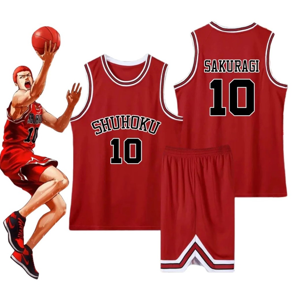 Anime Slam Dunk Sakuragi Hanamichi Rukawa Kaede Akagi Takenori Ryota ...