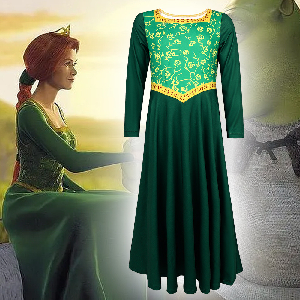 2024 Halloween Shrek Monstruo Shrek Fiona Princesa Cosplay Disfraz ...